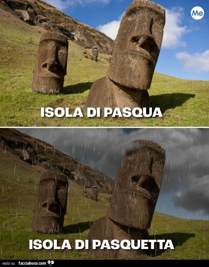 Tutti i meme su Isola di Pasqua - Facciabuco.com