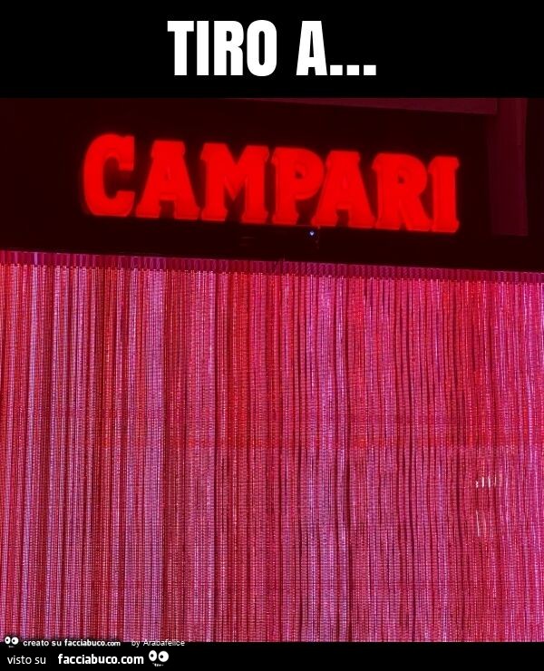 Tutti i meme sul Campari - Facciabuco.com