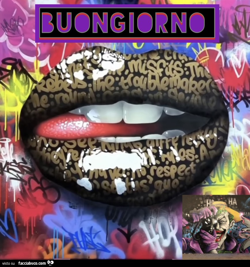 Ladies and gentlemen buongiorno...????… chiacchiera pubblicata da CuoreMatto - Facciabuco.com