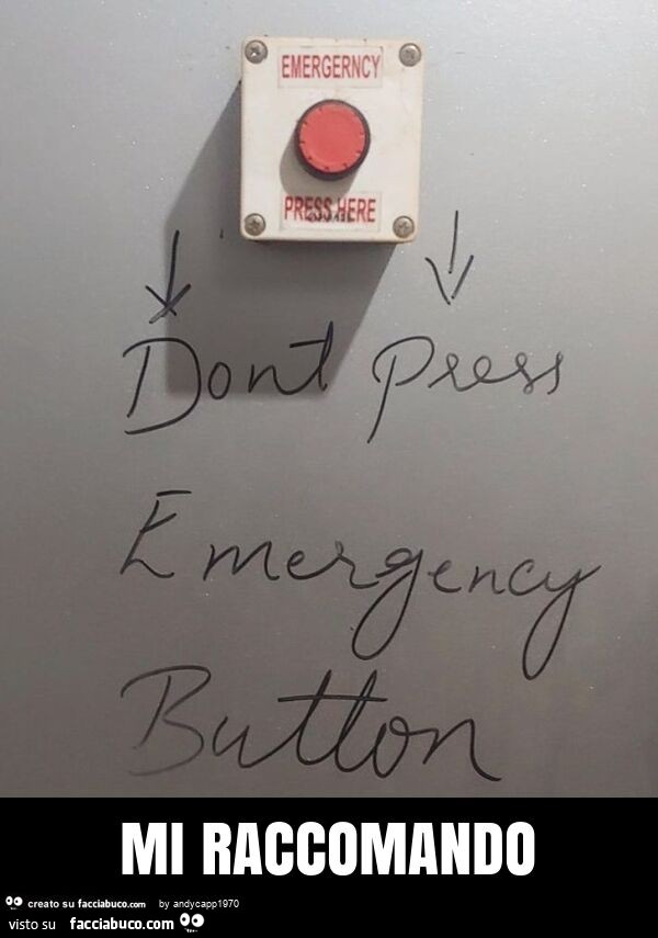 Mi raccomando - Facciabuco.com