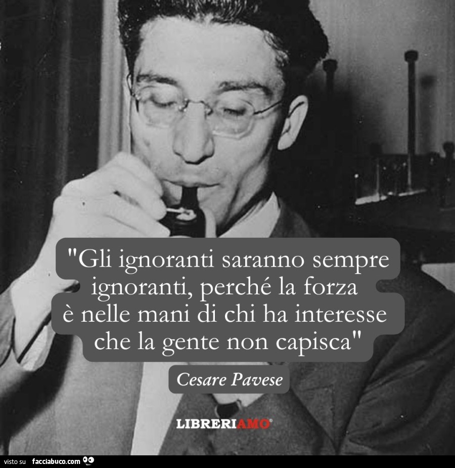 “Le masse non hanno mai avuto sete di verità. Chi può fornire loro ... “Le masse non hanno mai avuto sete di verità. Chi può fornire loro ...