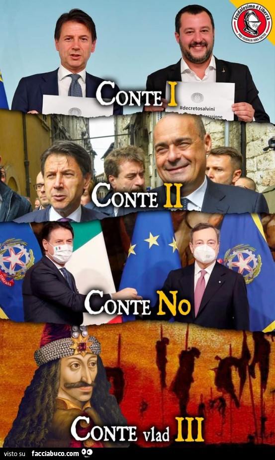 Tutti i meme su Giuseppe Conte - Facciabuco.com