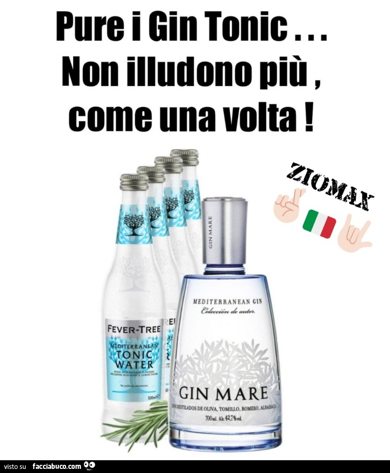 Tutti i meme su Gin Mare - Facciabuco.com