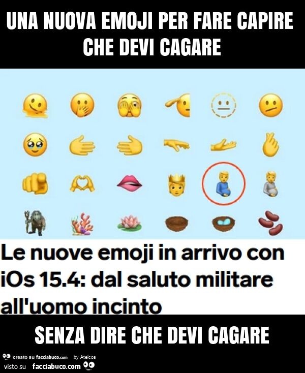 Una nuova emoji per fare capire che devi cagare senza dire che devi ...