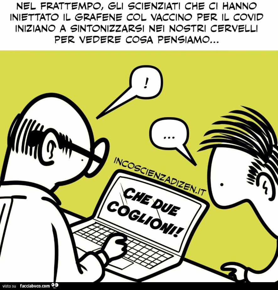 Buon risveglio… vaccata pubblicata da GnHalf - Facciabuco.com