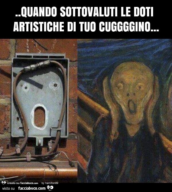 Tutti i meme su Mio cuggino - Facciabuco.com