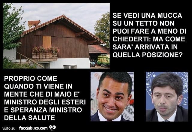 Post satirico pubblicato da Numero6 - Facciabuco.com