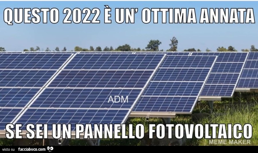 Tutti i meme su Pannelli solari - Facciabuco.com