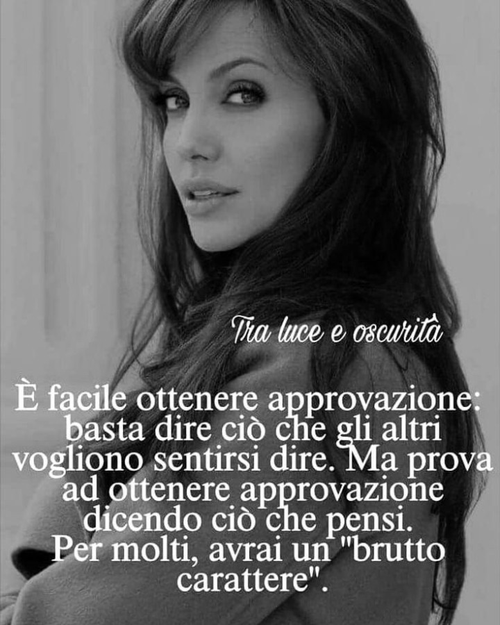 ...e non solo un brutto carattere, ma anche una brutta persona ...