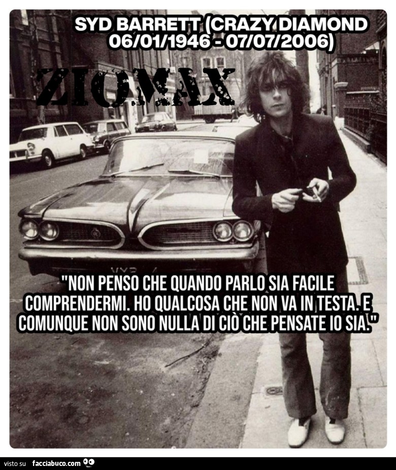 ti ricordi quando eri giovane?! Tu splendevi come il sole ...