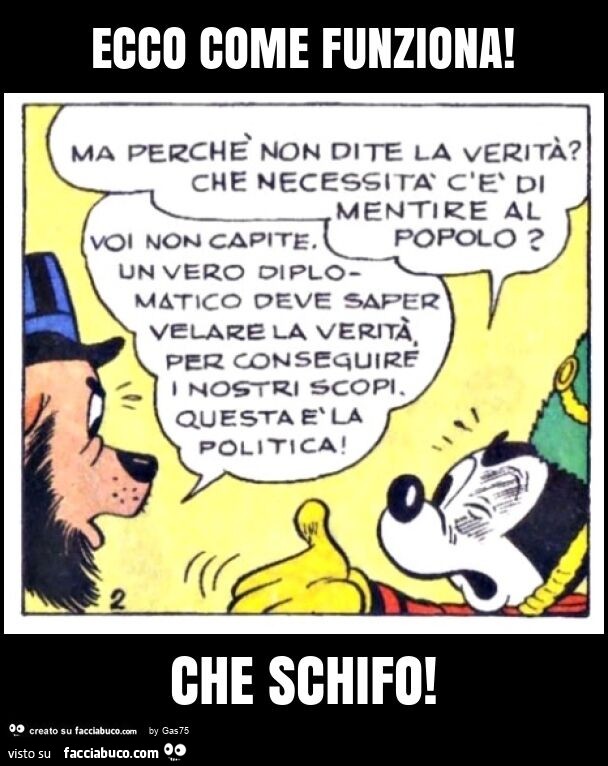 Ecco come funziona! Che schifo - Facciabuco.com